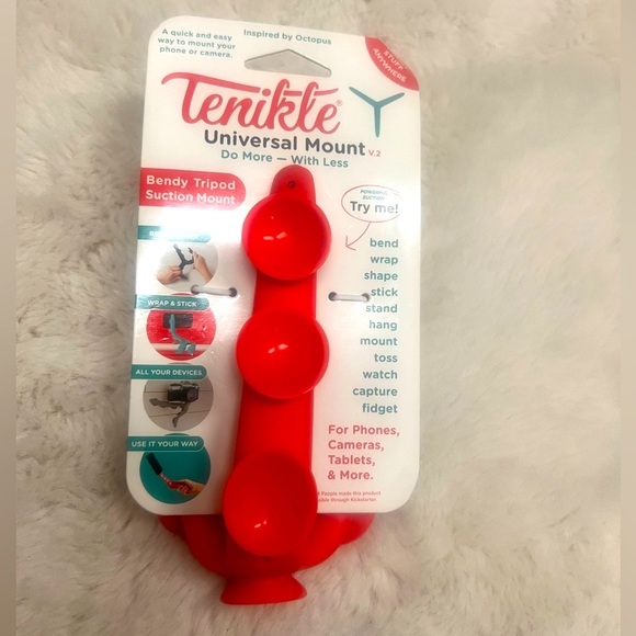 tenikle | Storage & Organization | New Tenikle Pro Bendable Suction Cup Tripod Mount Universal ...